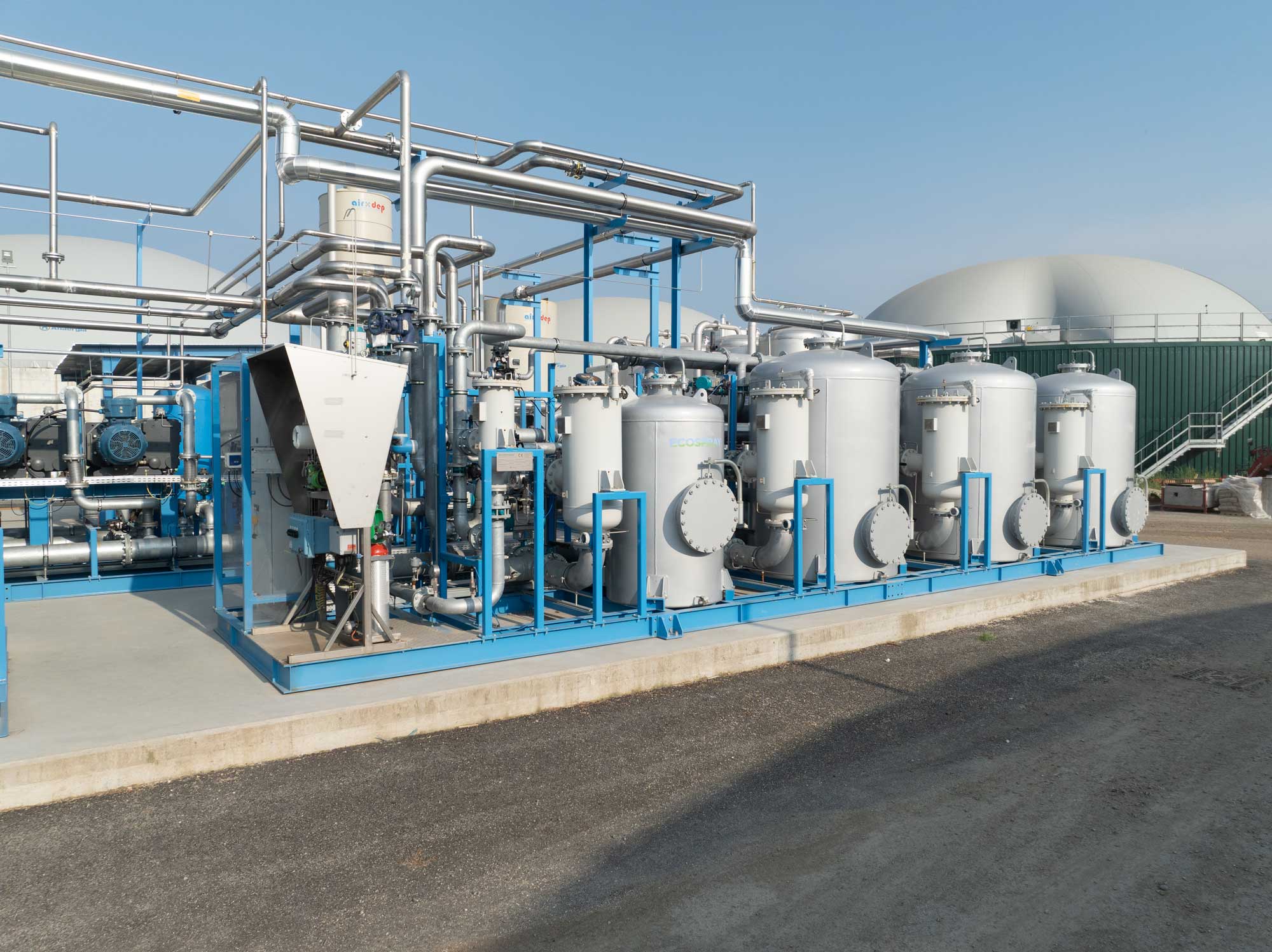 Biogas Upgrading - Ecospray